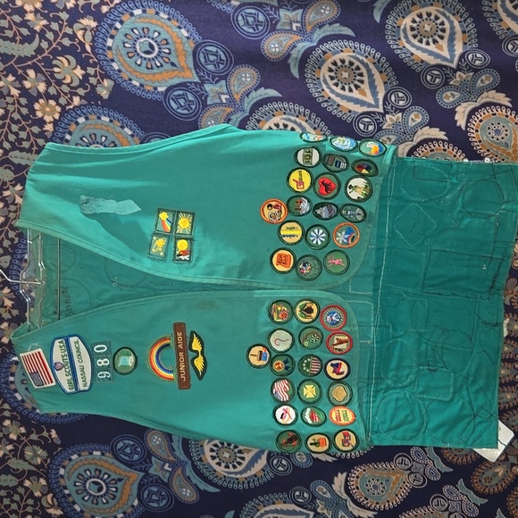 Jackets & Coats | Girl Scout Vest With Tons Of Patches | Poshmark